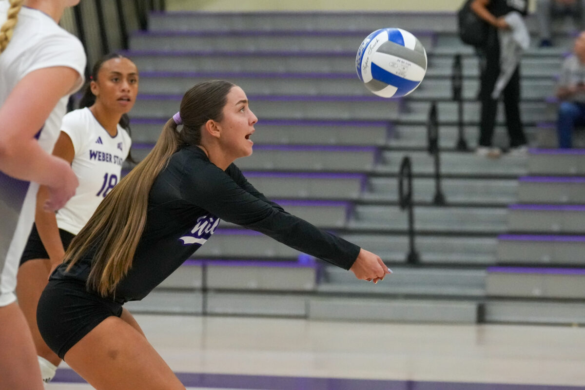 Weber State volleyball takes two wins in trip to Utah Tech | News ...